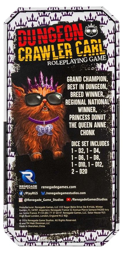 Комплект зарове Renegade Game Studios - Dungeon Crawler Carl RPG ...