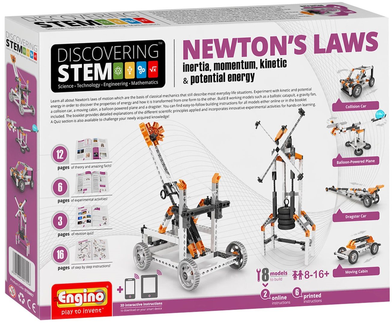 Конструктор Engino Discovering STEM - Законите на Нютон | Отлична цена ...