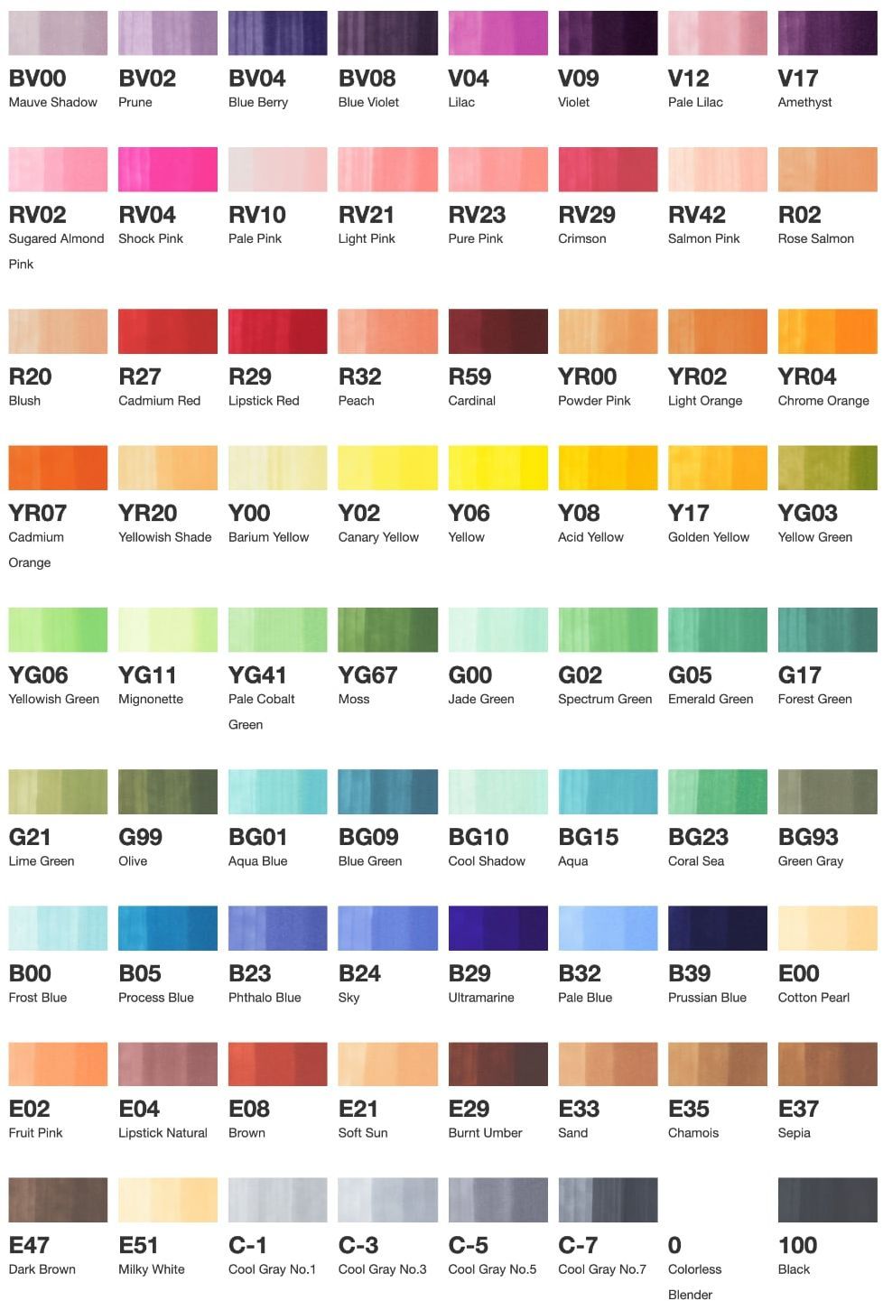 Комплект маркери Too Copic Ciao - А colors, 72 цвята | Ozone.bg