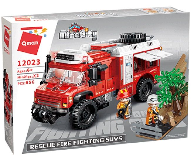 Конструктор Qman - Противопожарна команда, 656 части | Отлична цена | Ozone.bg