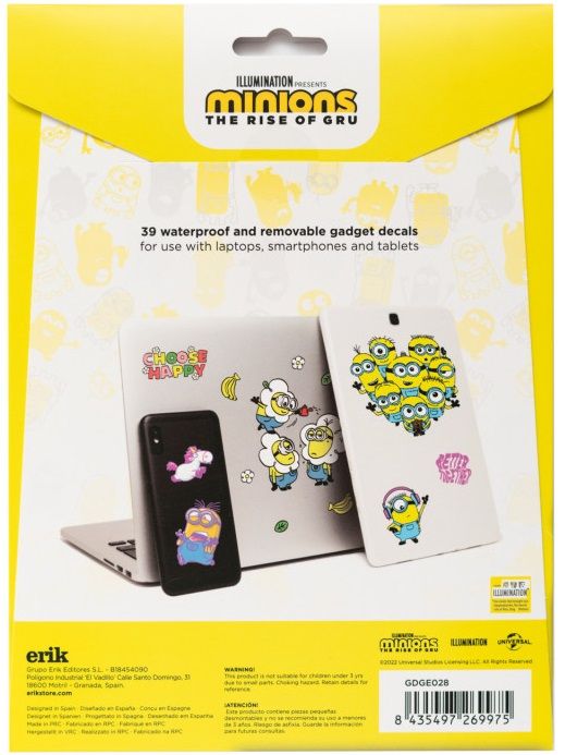 Комплект стикери Erik Animation: Minions - Tech | Ozone.bg