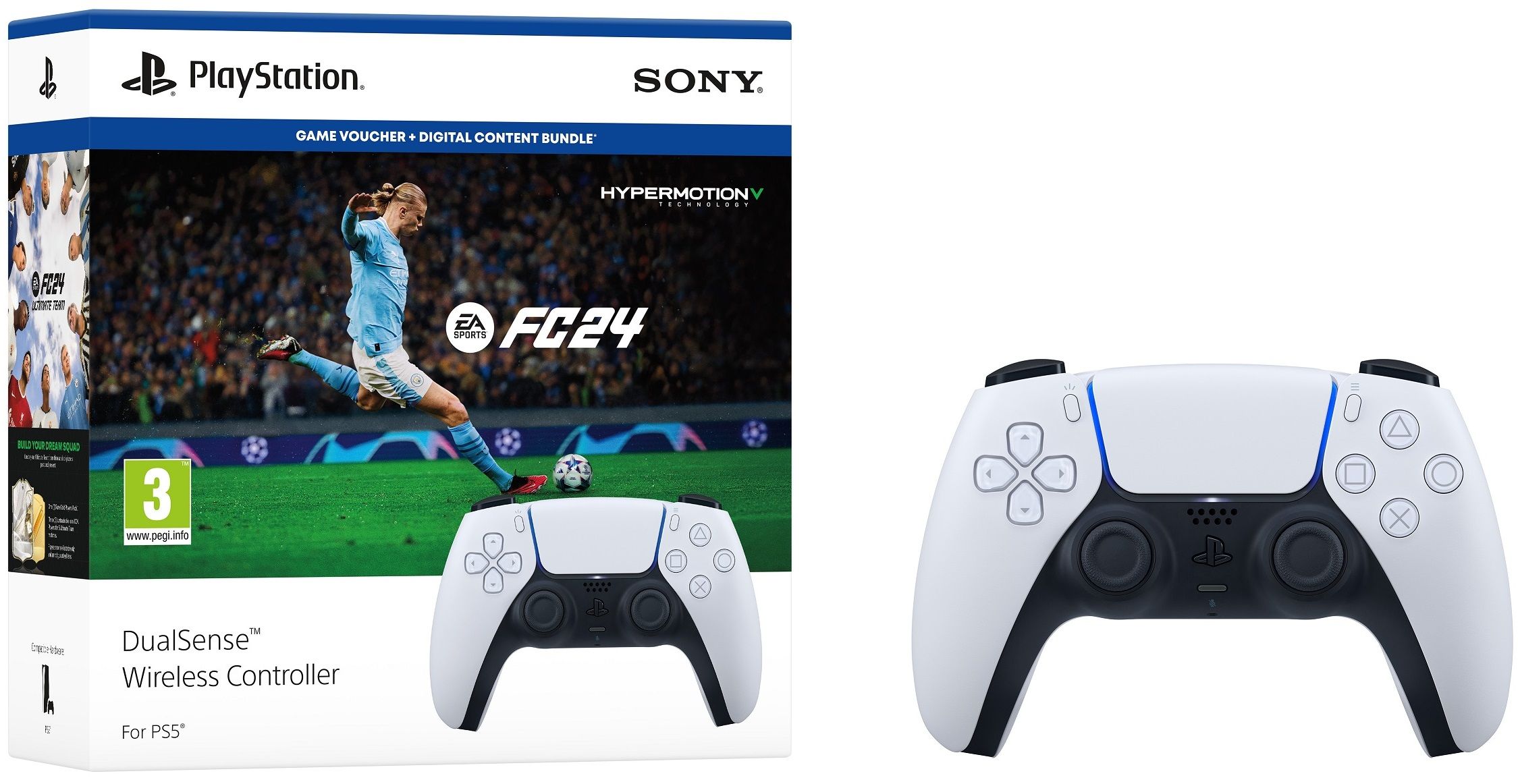 Контролер DualSense Wireless Controller + EA Sports FC 24 Bundle | Ozone.bg