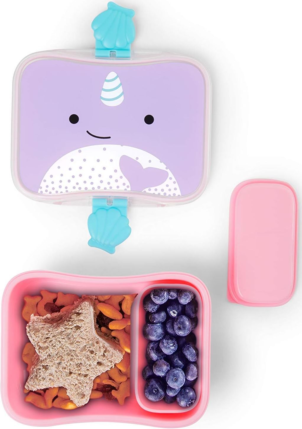 Комплект кутии за храна Skip Hop Zoo - Narwhal, 2 броя | Добра цена ...