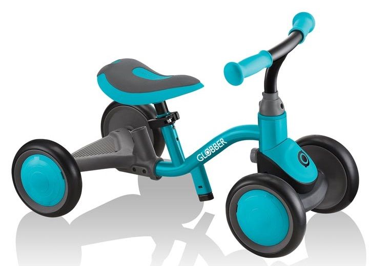 Колело за баланс Globber - Learning bike 3 в 1 Deluxe, синьо/зелено | Отлична цена | Ozone.bg