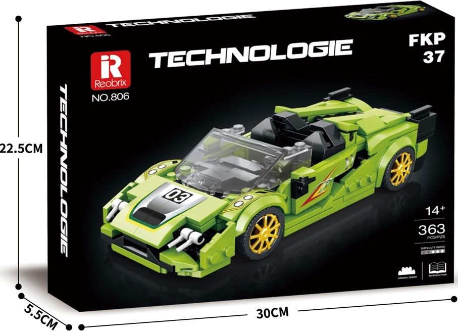 Конструктор Reobrix Technologie - Lamborghini Sian FKP (806) | Отлична ...