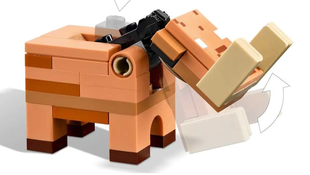 Конструктор LEGO Minecraft - Засада до портала към Ада (21255 ...