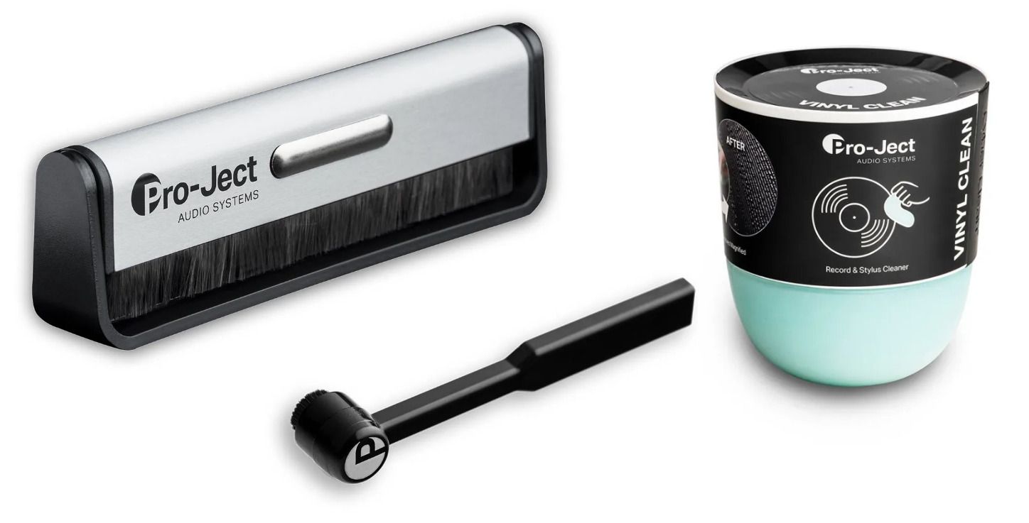 Комплект за почистване Pro-Ject - Cleaning Set Advanced, черен | Ozone.bg