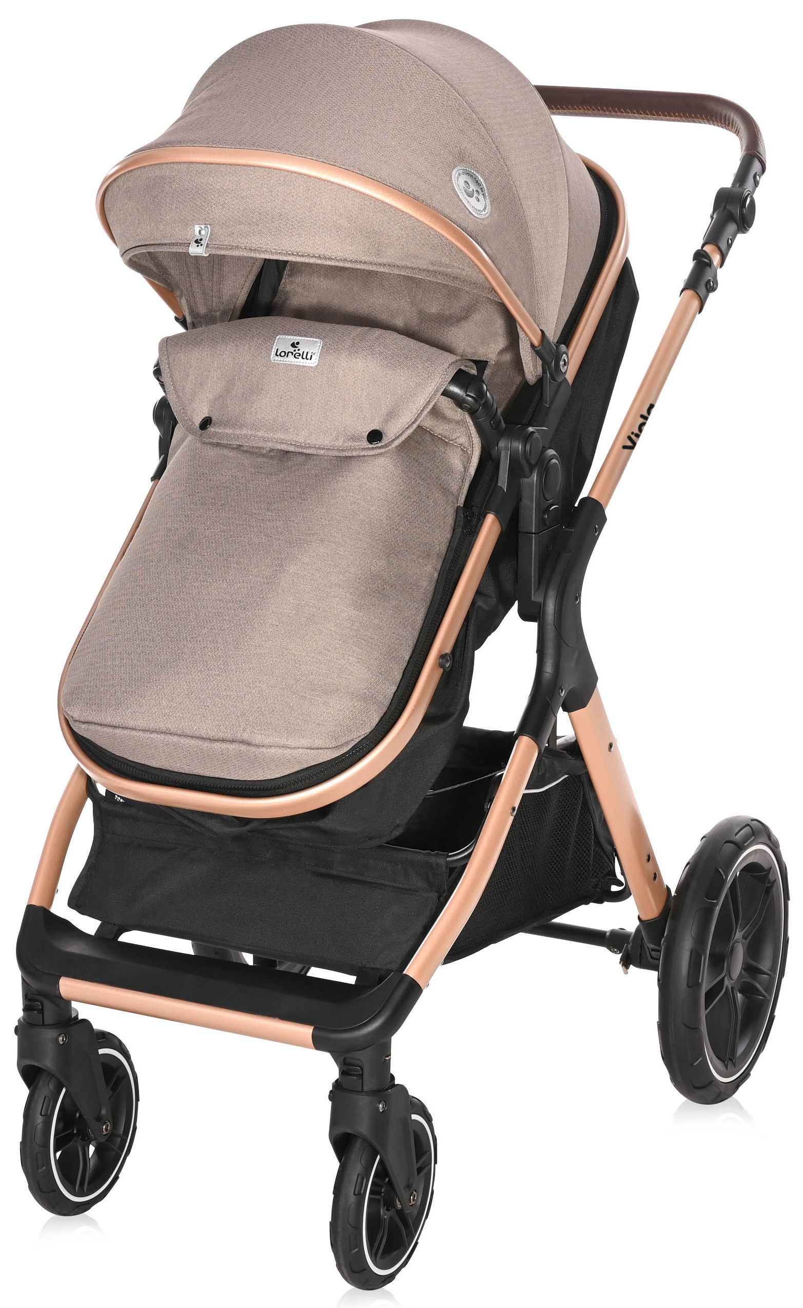 Комбинирана количка Lorelli - Viola, Pearl Beige | Добра цена | Ozone.bg