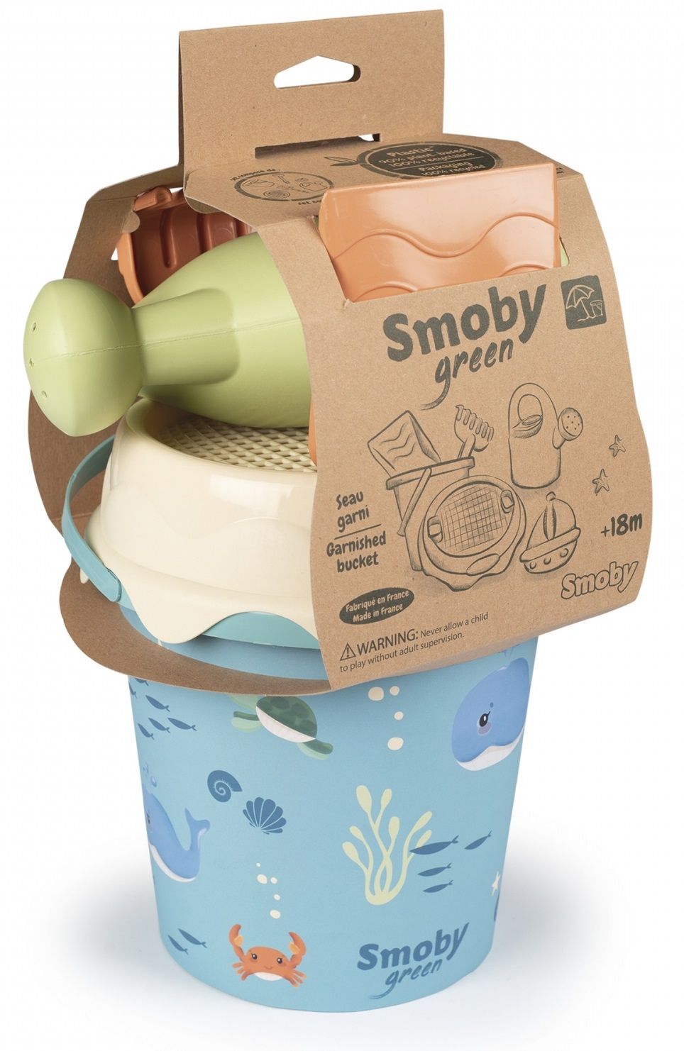 Кофичка за пясък Smoby Green - С лейка и аксесоари | Отлична цена ...