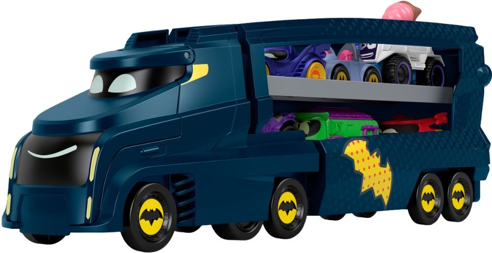 Комплект метални колички Fisher Price Batwheels - Bat-Big Rig | Отлична ...