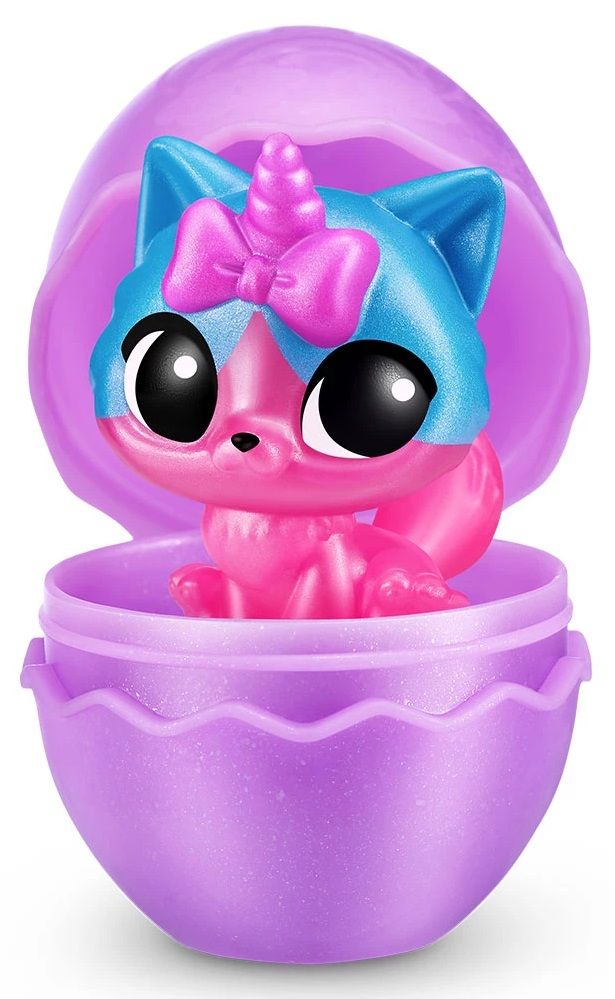 Комплект Zuru Rainbocorns Kittycorn - Яйце изненада, сребърно ...