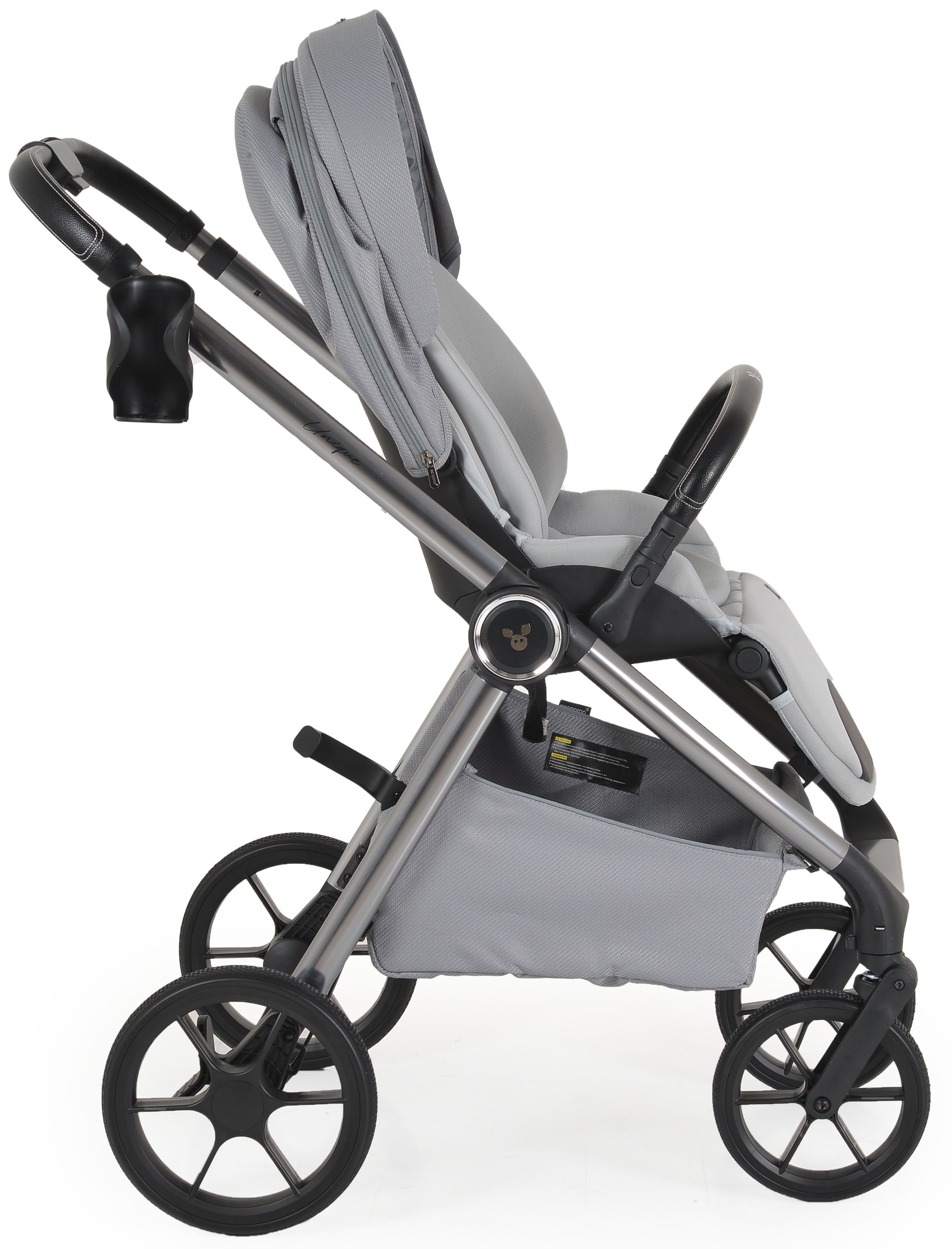 Комбинирана бебешка количка 3 в 1 Cangaroo - Unique, Cloud Silver | Добра цена | Ozone.bg