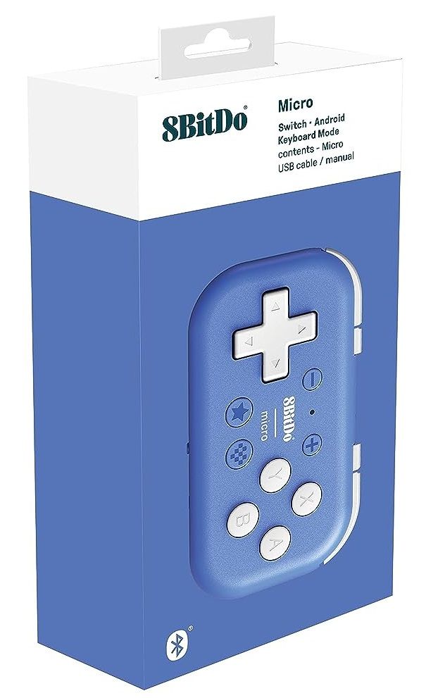 Контролер 8BitDo - Micro Bluetooth Gamepad, син | Ozone.bg