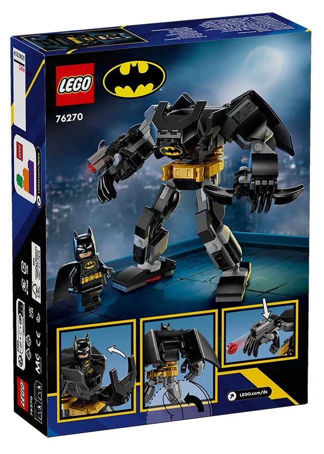 Конструктор LEGO DC Comics Super Heroes - Роботска броня на Батман ...