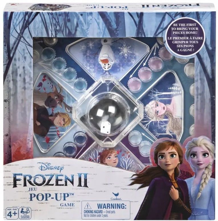 Комплект 3 в 1 Spin Master Disney Frozen II - Пъзел, домино и игра със ...