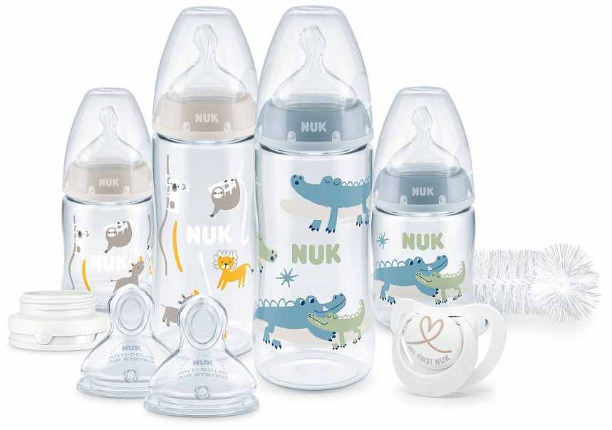 Комплект шишета Nuk First Choice - TC, 10 части, за момче | Добра цена ...