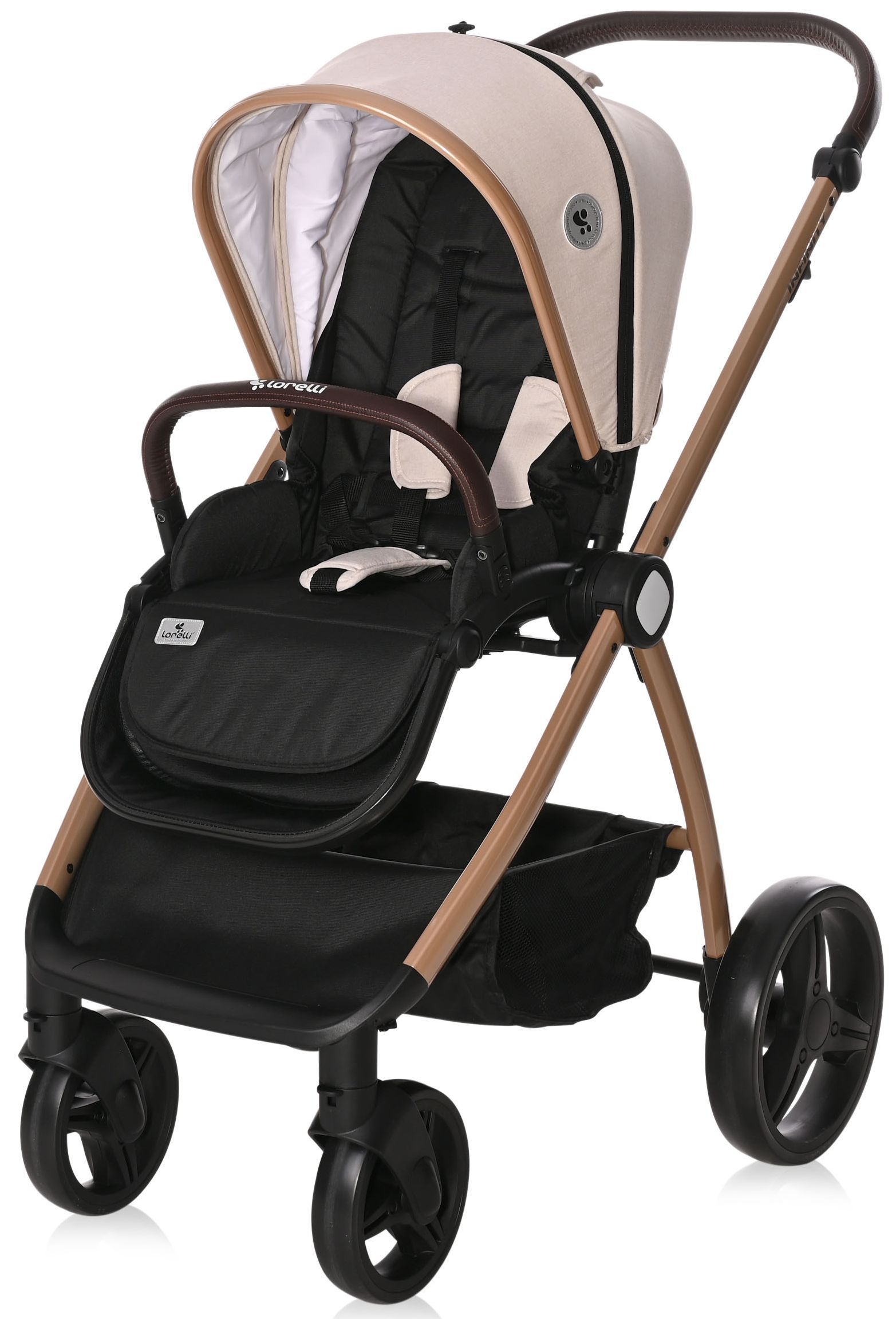 Комбинирана количка 3 в 1 Lorelli - Infinity, Beige Sand | Добра цена | Ozone.bg
