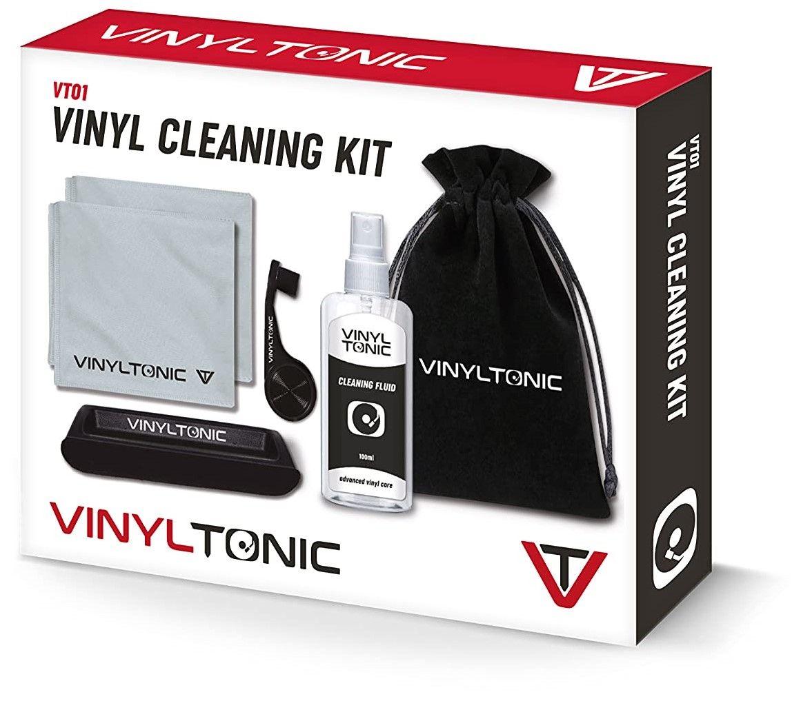 Комплект за почистване Vinyl Tonic - Cleaning Kit, сив/черен | Ozone.bg