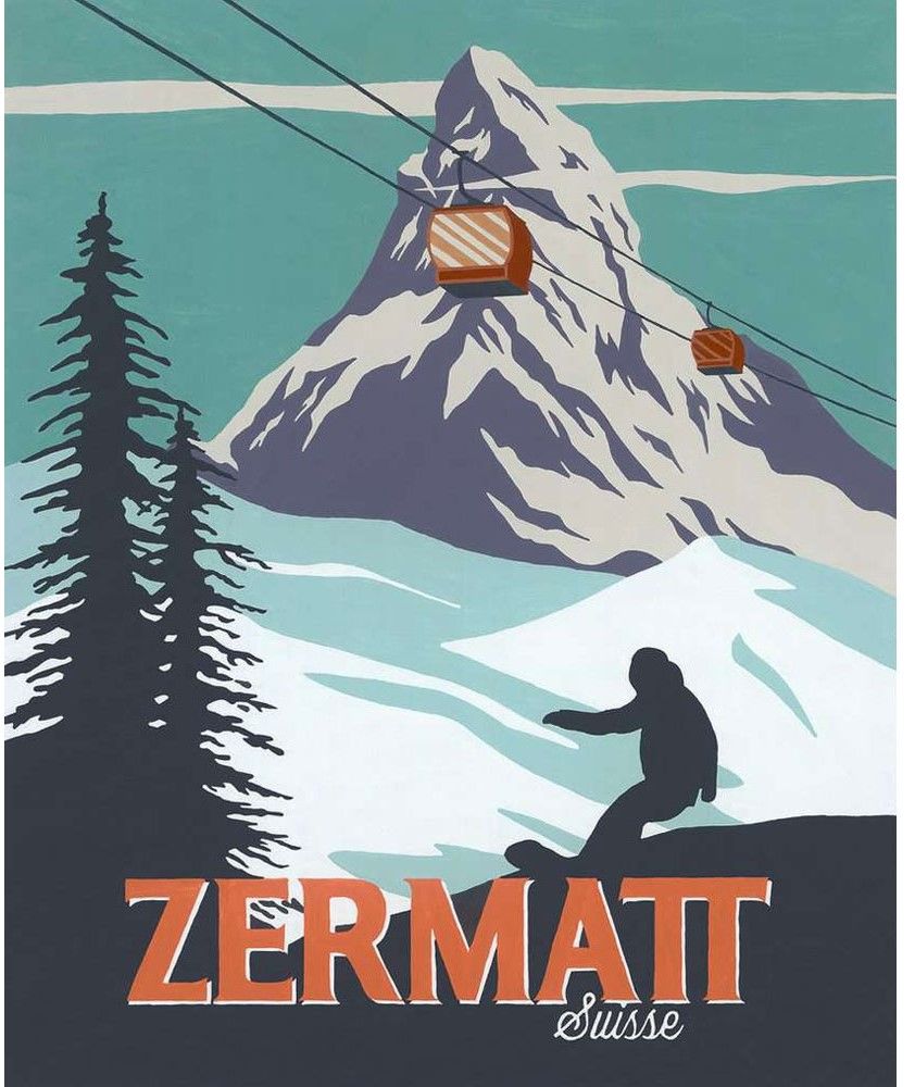 Комплект за рисуване по номера Ravensburger CreArt - Zermatt ...