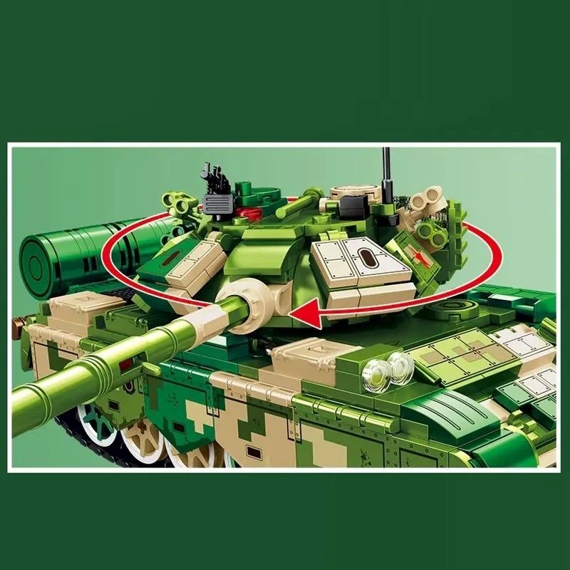 Конструктор Sembo Block - Танк, 599 части | Ozone.bg