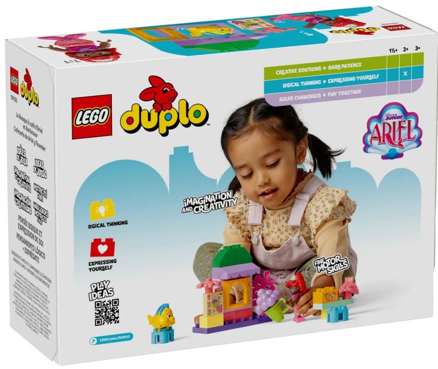 Конструктор LEGO Duplo - Щандът за кафе на Ариел и Флаундър (10420 ...