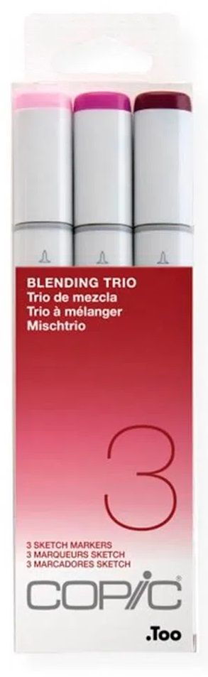 Комплект маркери Too Copic Sketch - Блендинг трио 3, виолетово, 3 цвята | Ozone.bg