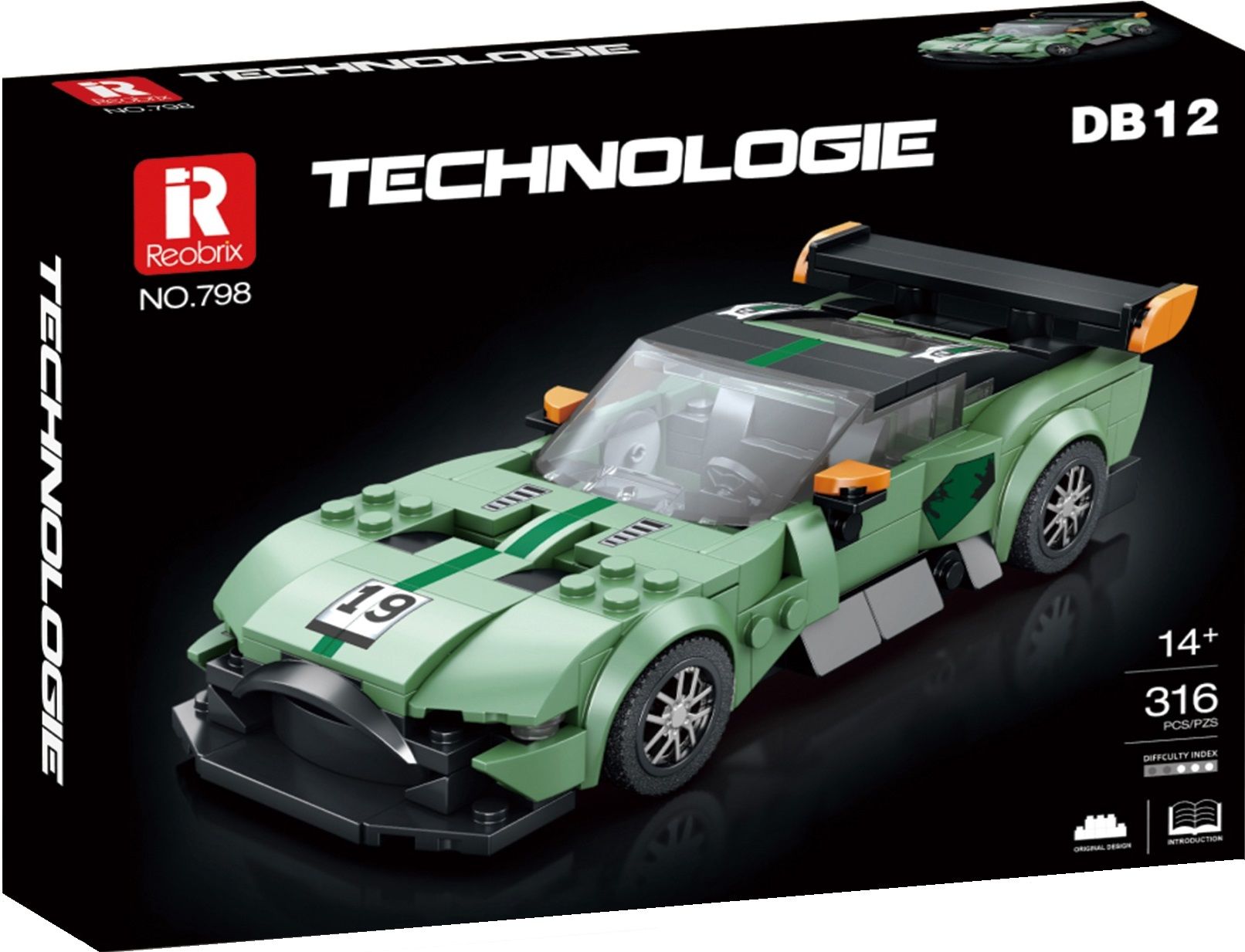 Конструктор Reobrix Technologie - Aston Martin DB12 (798) | Отлична ...