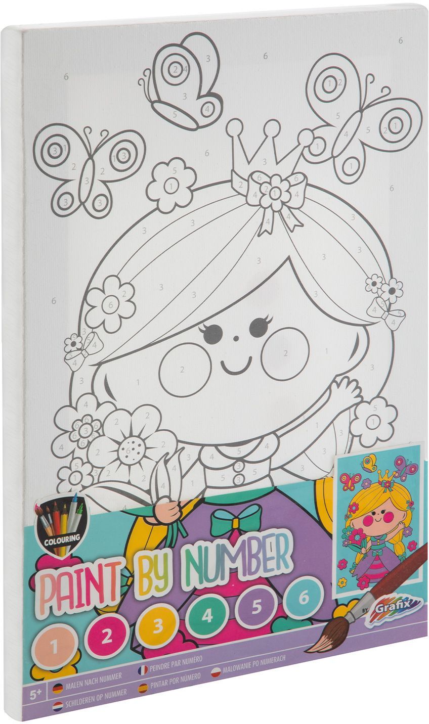 Комплект за рисуване по номера Grafix - Принцеса | Ozone.bg