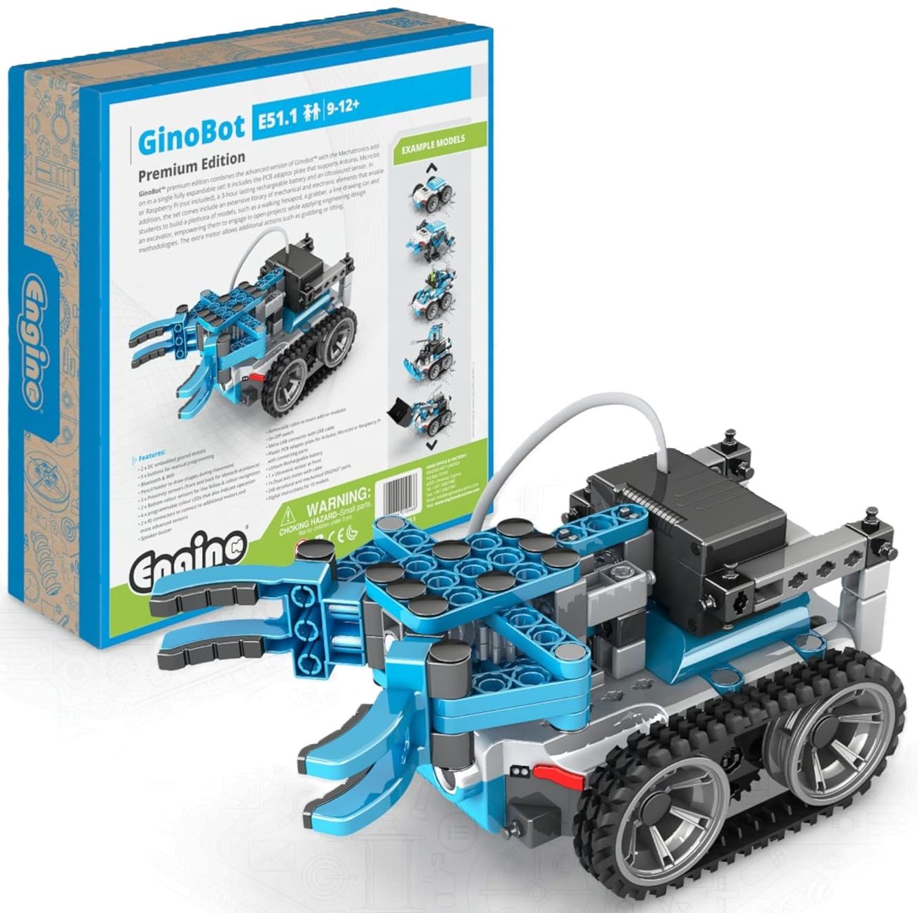 Конструктор Engino - Premium Edition, GinoBot | Отлична цена | Ozone.bg