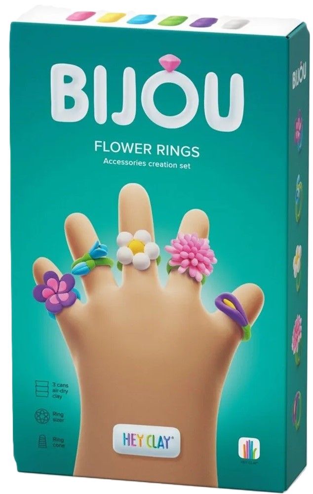 Комплект за моделиране с глина Hey Clay - Бижута, цветя | Ozone.bg