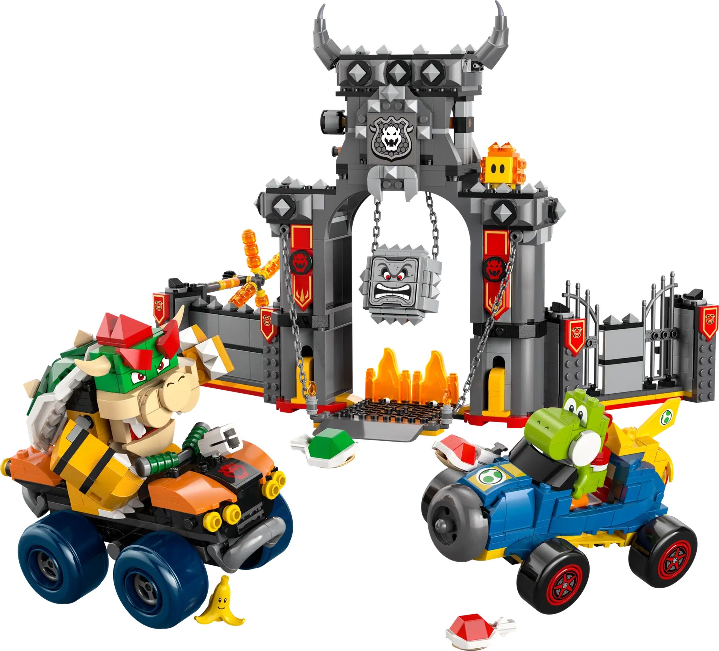 Конструктор LEGO Super Mario - Mario Kart, Замъкът на Bowser (72039 ...