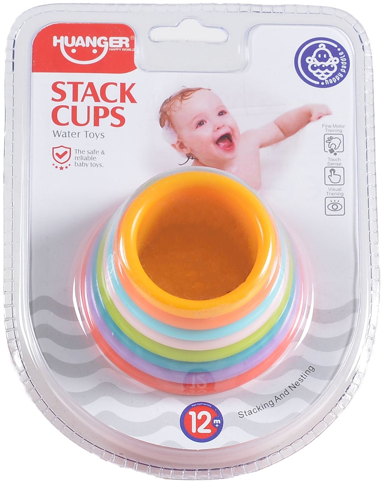 Комплект играчки за баня Huanger - Stack cups | Добра цена | Ozone.bg