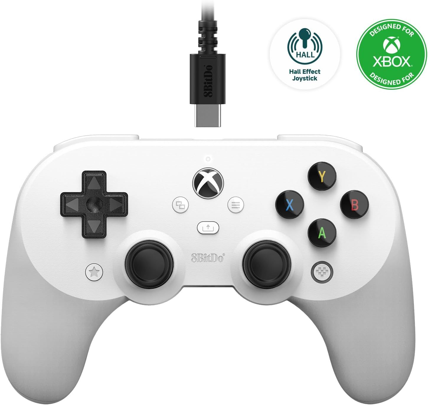 Контролер 8BitDo - Pro 2, бял (Xbox One/Xbox Series X/S) | Ozone.bg