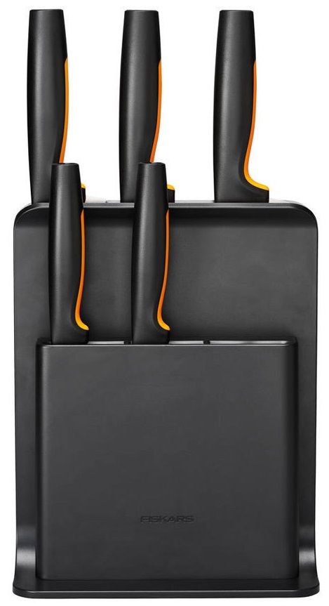 Комплект от 5 ножа с PVC поставка Fiskars - Functional Form | Ozone.bg
