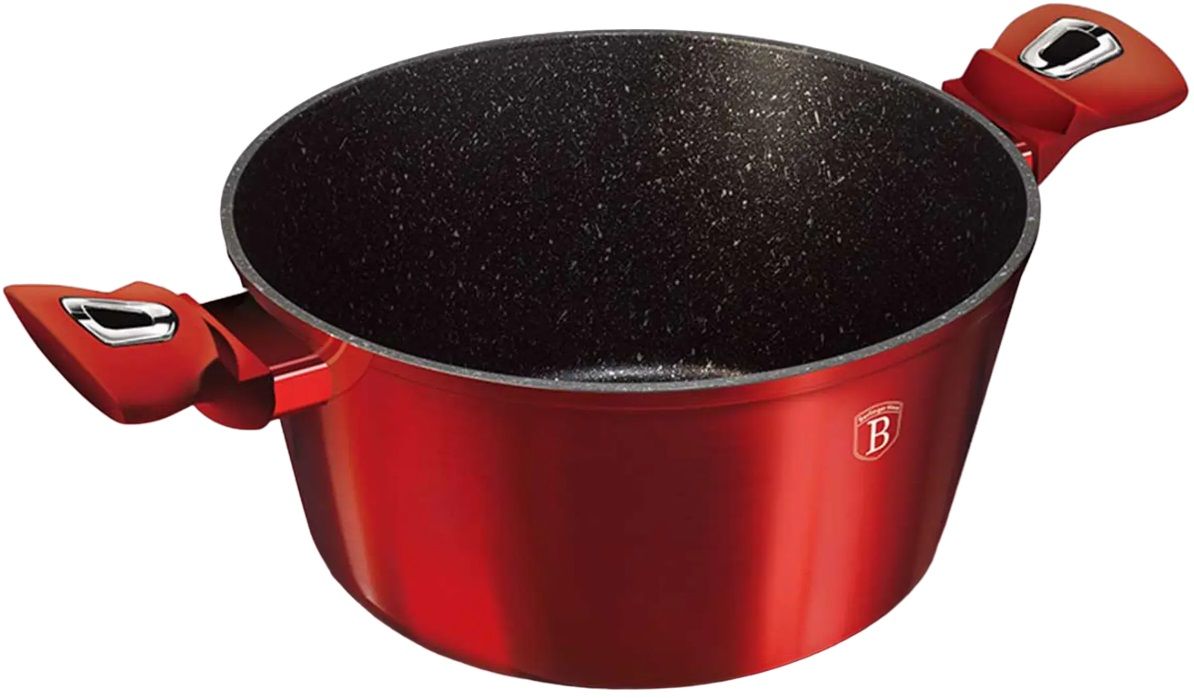 Комплект съдове за готвене Berlinger Haus - Metallic Line Burgundy Edition, 13 части | Ozone.bg