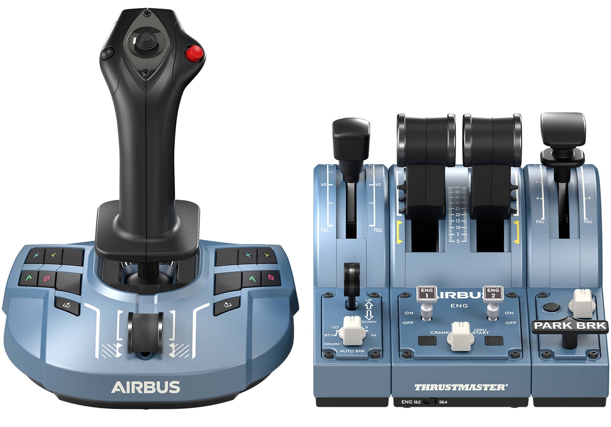Контролер Thrustmaster - TCA Captain pack X Airbus Edition, син | Ozone.bg