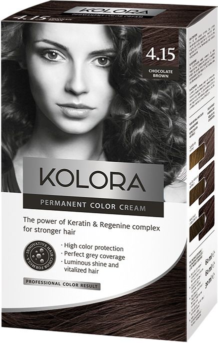 Kolora Боя за коса, 4.15 Шоколадово кафяв | Ozone.bg