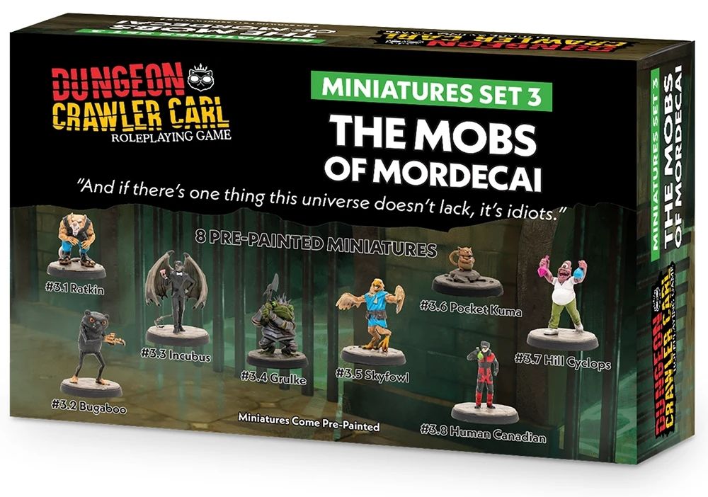 Комплект миниатюри Dungeon Crawler Carl RPG: Miniatures Set # 3: Mobs ...