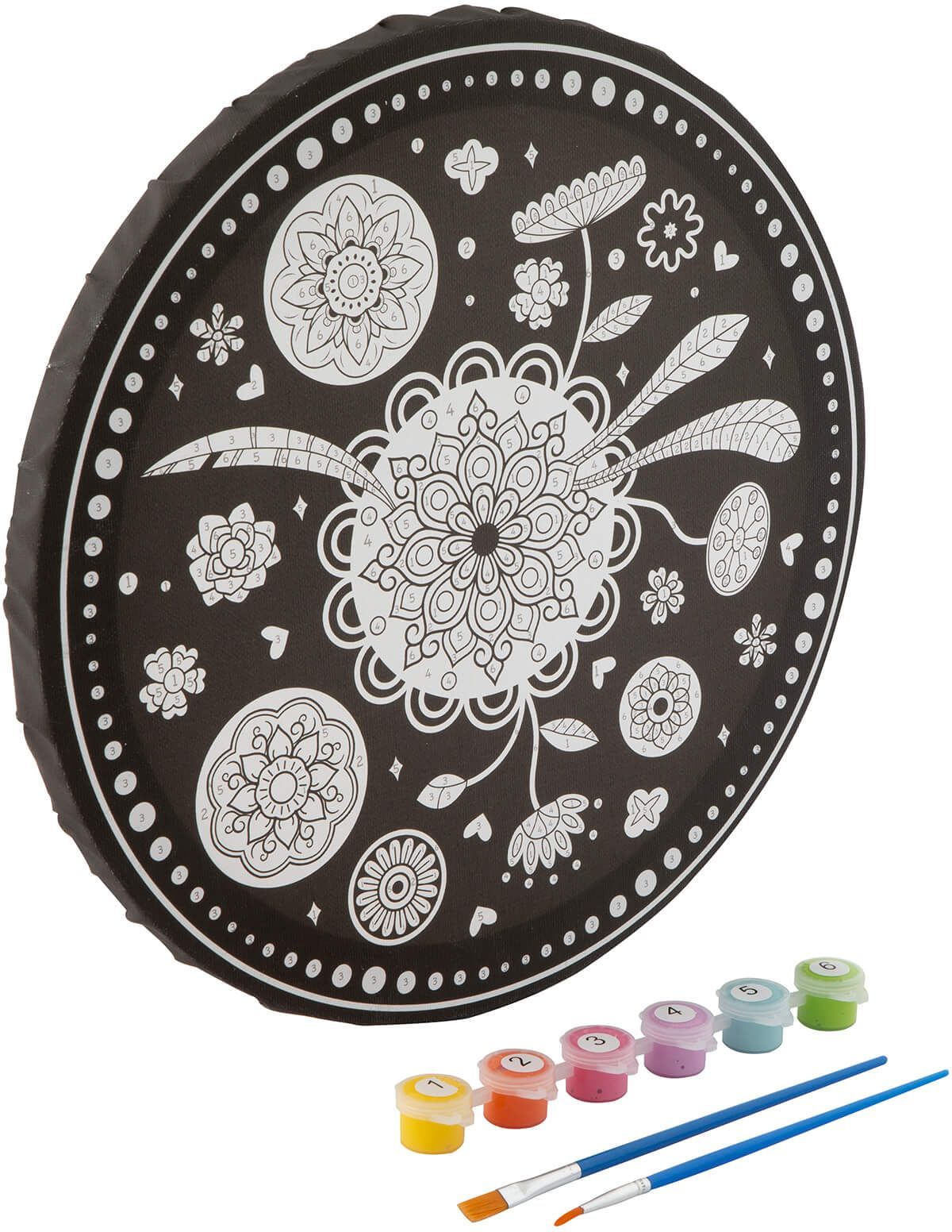 Комплект за рисуване по номера Grafix - Мандала | Ozone.bg