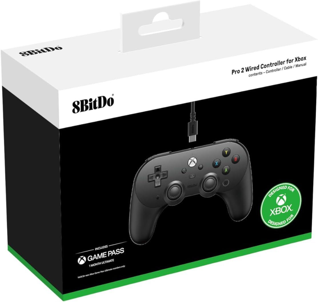 Контролер 8BitDo - Pro 2, черен (Xbox One/Xbox Series X/S) | Ozone.bg