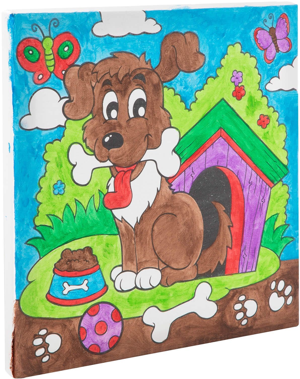 Комплект за рисуване по номера Grafix - Куче | Ozone.bg