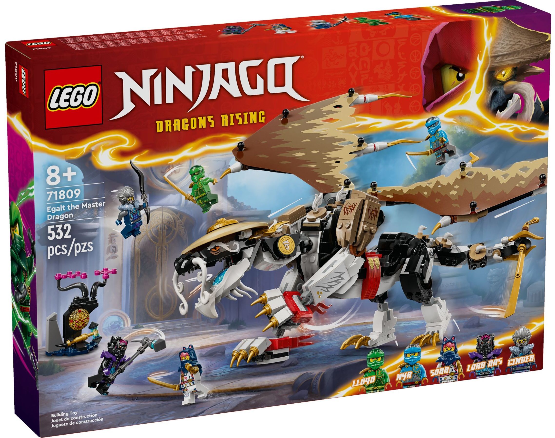 Конструктор LEGO Ninjago - Върховният дракон Егалт (71809) | Отлична ...