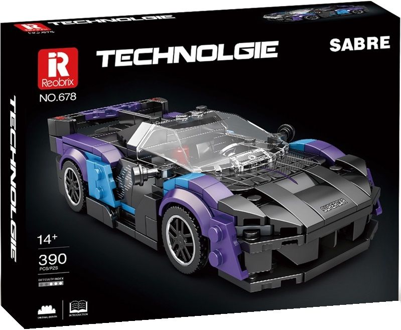 Конструктор Reobrix Technologie - McLaren Sabre (678) | Отлична цена ...