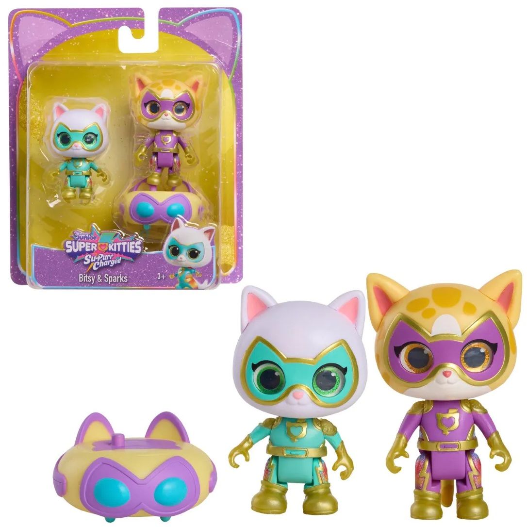Комплект фигурки Just Play Disney Junior - Super Kitties, Bitsy ...