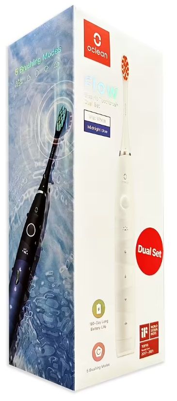 Комплект Oclean - Flow Duo Set, синя/бяла | Ozone.bg