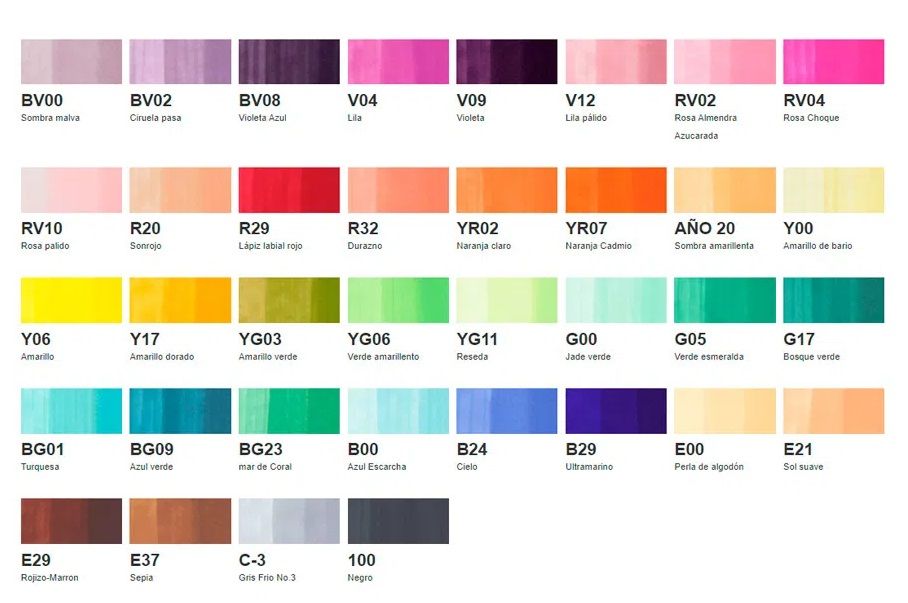 Комплект маркери Too Copic Ciao - Set A, 36 цвята | Ozone.bg
