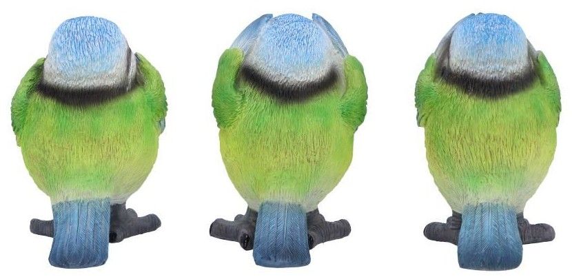 Комплект стауетки Nemesis Now Adult: Humor - Three Wise Blue Tits ...