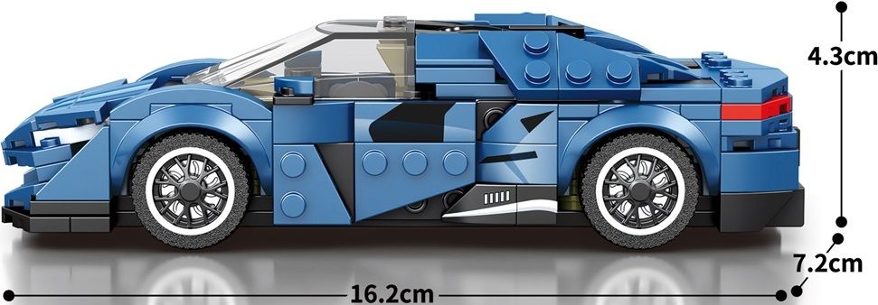 Конструктор Reobrix Technologie - Koenigsegg Agera Blue (805) | Отлична ...