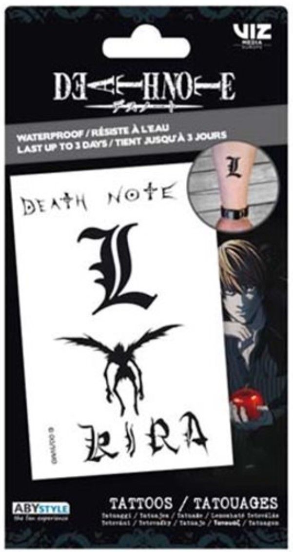 Комплект татуировки ABYstyle Death Note - Symbols | Ozone.bg