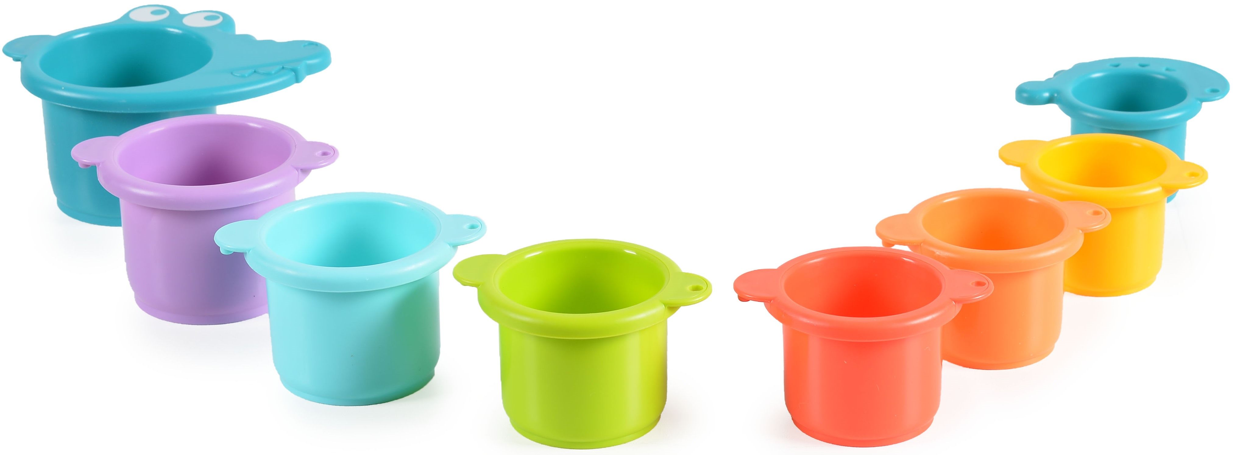 Комплект играчки за баня Huanger - Croc cups | Добра цена | Ozone.bg